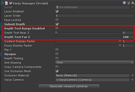 Mixed Reality Settings Varjo For Developers
