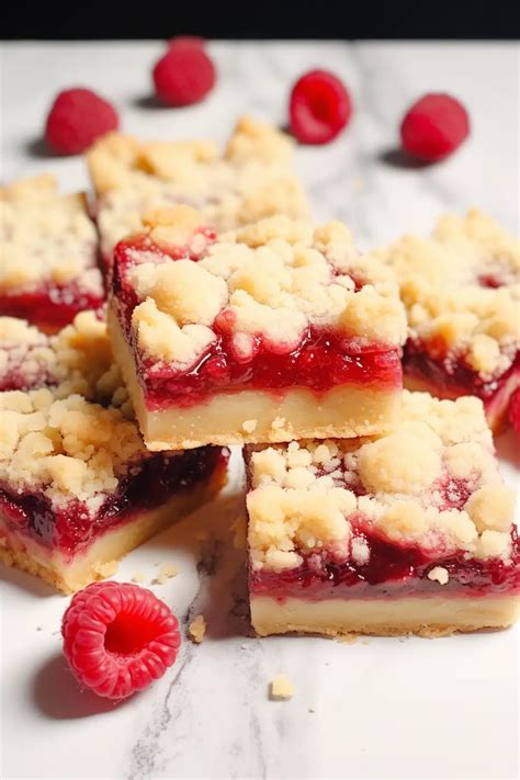 Five Ingredient Raspberry Shortbread Bars That Oven Feelin