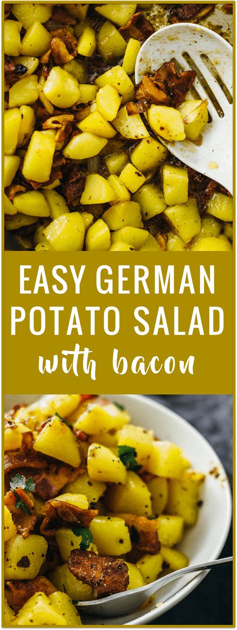 German Potato Salad With Bacon Savory Tooth