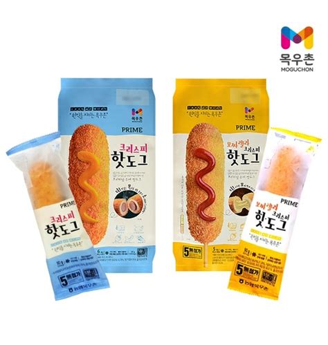 [목우촌]프라임 크리스피 핫도그 90g X 6ea 모짜렐라 핫도그 90g X 5ea 티몬