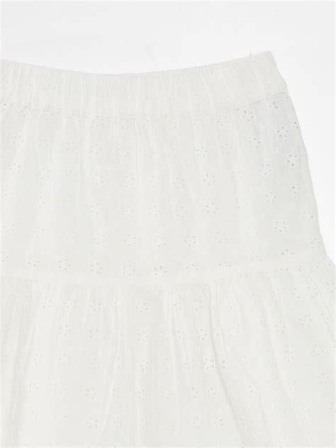 Jupe évasée En Broderie Anglaise Blanc Kiabi 1000€