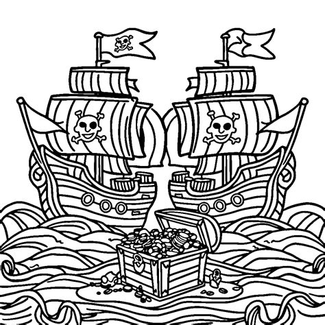 Dva Gusarska Broda I Blago Bojanje Coloringlib