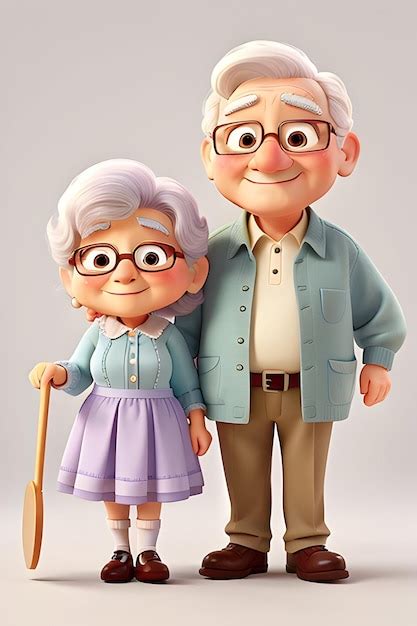 Abuela Y Abuelo Foto Premium
