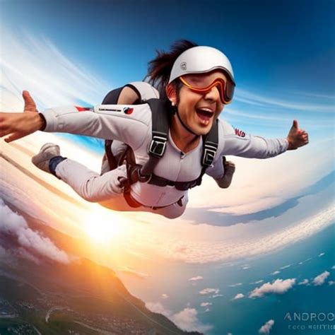 Skydiving Ai Generated Artwork Nightcafe Creator
