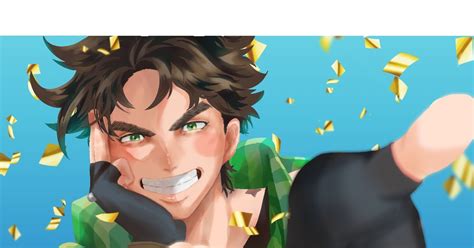 ジョセフ・ジョースター 次にお前は「ハッピーバースデー！ジョセフ！」という！ ふにゃぽてのイラスト Pixiv