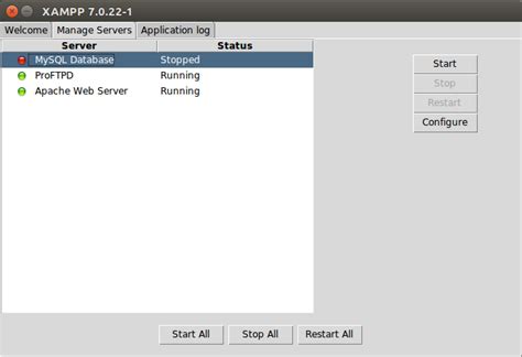 1604 Ive Installed Xampp But I Cannot Start Mysql Ask Ubuntu