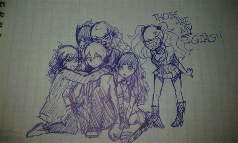 Junko Enoshima Nagito Komaeda Esa Tipa Fukawa Mikan Yumi Kasumi