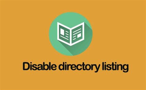 how to disable directory listing of your website