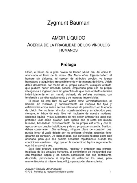 Bauman Zygmunt Amor Liquido 2003 Español Pdf Amor Homo Sapiens