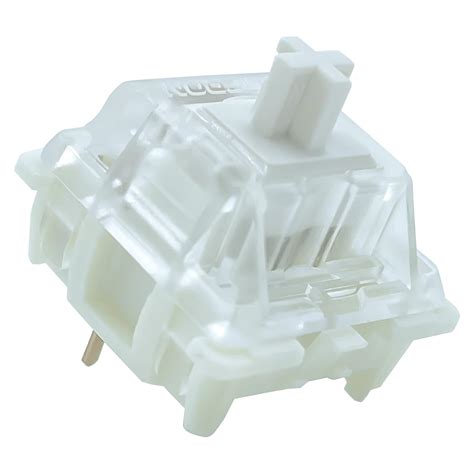 Gateron White Clear Pro Switch 3-Pin Pre-Lubricated RGB Yellow/Red ...