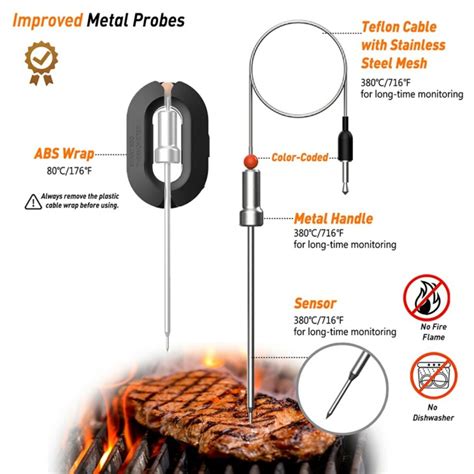 Aidmax Pro Digitális Konyhai Hőmérő Beer Hús Ételt Probe Grill Elektronikus Sütő Hőmérő