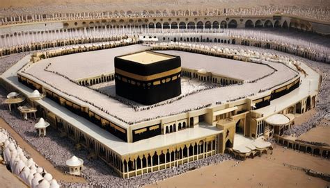 Premium AI Image Kaaba Mecca Saudi Arabia