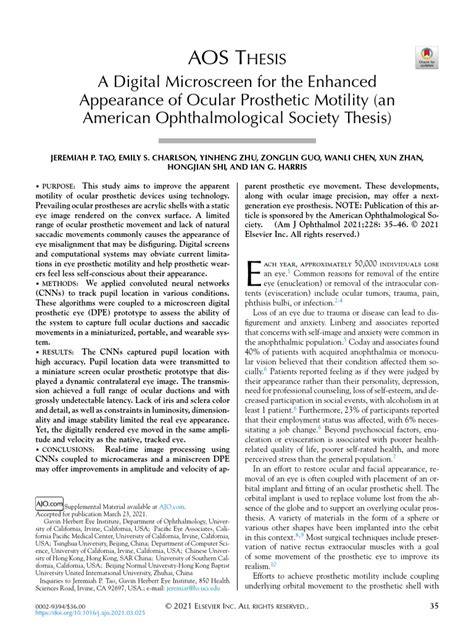 A Digital Microscreen For The Enhanced Appearance Pdf Vision