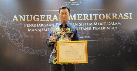Kota Kendari Raih Penghargaan Anugerah Meritokrasi Asn Tahun 2022