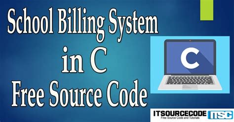 School Billing System Project In C With Source Code