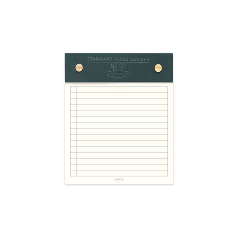 Green Standard Issue Notepad Ruff House Paperie