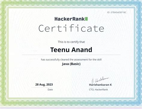 Javaprograming Hackerrank Hackerrankcertificate Dedication