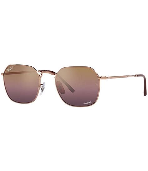 Ray Ban Unisex Jim 55mm Mirrored Polarized Aviator Sunglasses Dillards