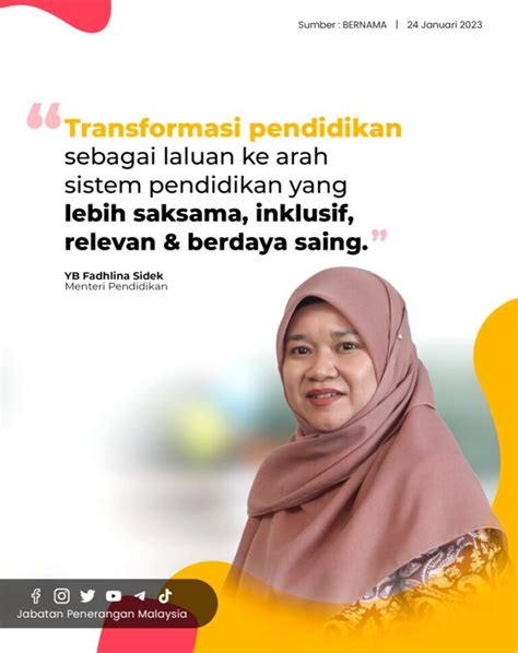 Transformasi Pendidikan Portal Rasmi Jabatan Penerangan Malaysia