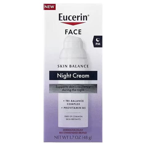 Eucerin Face Skin Balance Night Cream 17 Oz 48 G Shopee Singapore