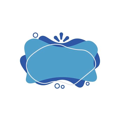Premium Vector Blob Text Box