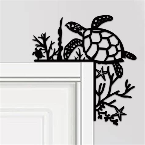 Amazon YBLCOZYC 2 PCS Metal Sea Turtle Door Frame Decoration Door