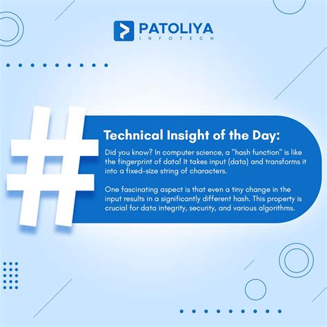 patoliya infotech on linkedin techtalk hashfunction datasecurity