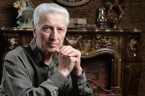 Premium Photo Closeup Portrait Of Sad Senior Man Posing At Home