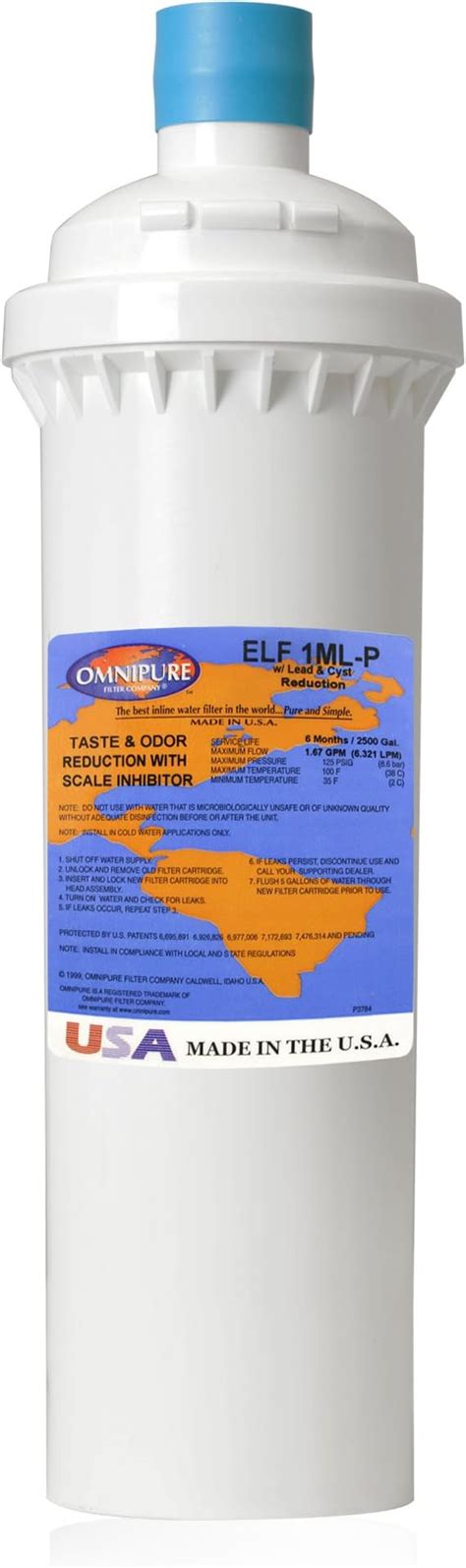 Omnipure Elf 5m Elf Series 3 5 X 10 5 Micron Carbon Block Elf Filter Tools And Home