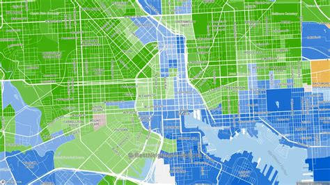 Race Diversity And Ethnicity In Downtown Baltimore Md