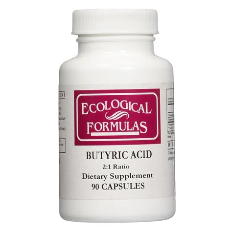 Ecological Formulas Butyric Acid 90 Capsules May Support Intestinal
