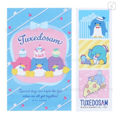 Japan Sanrio Original Sticker Set Tuxedosam Birthday Kawaii Limited