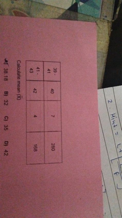 2hint begin{tabular} { c c c c } hline begin{tabular}