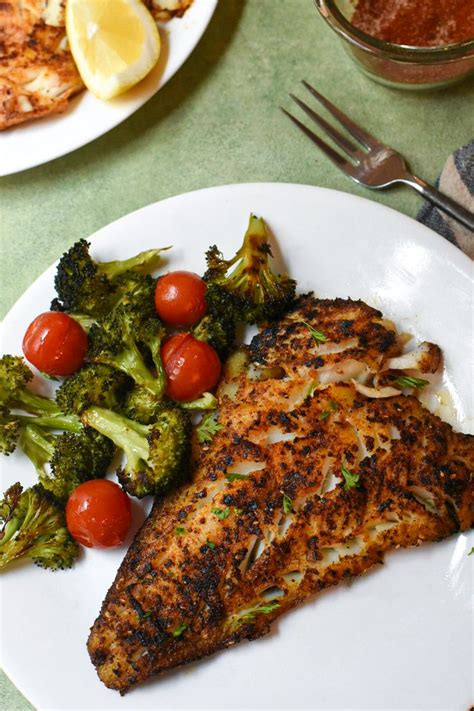 Blackened Cod With Broccoli Recipe Broccoli Recipes Seasoning