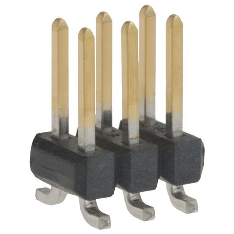6 Headers Male Pins Rectangular Connectors Electronic Components Distributor Digikey
