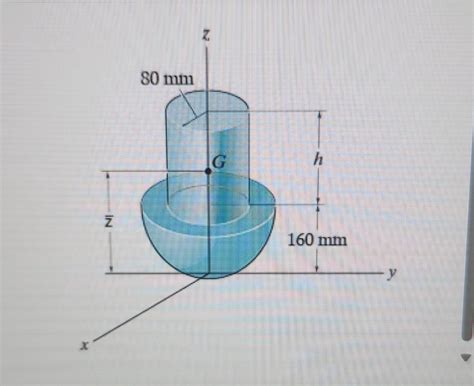 Solved The Assembly Is Made From A Steel Hemisphere