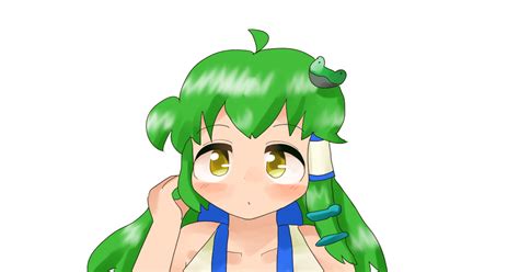 東方 Swimsuit Sanae あすなろのイラスト Pixiv
