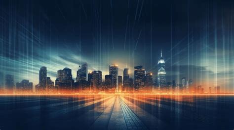 Urban City Background For Powerpoint Premium Ai Generated Image