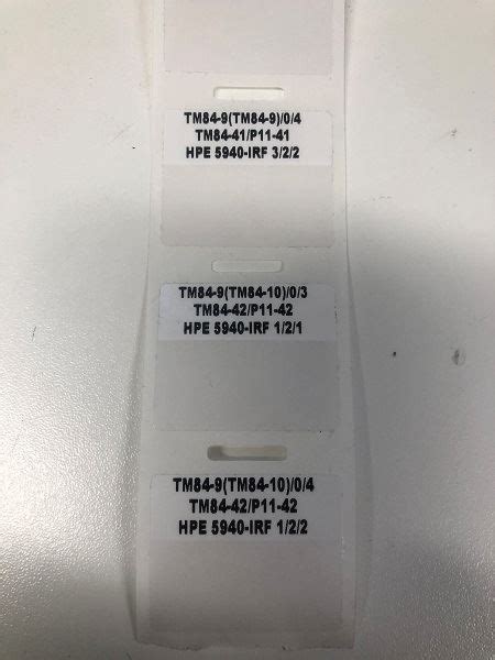 China Customized Patch Cord Cable Labels Manufacturer Supplier Vendor Maker Factory