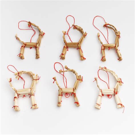 Yule Goat Tree Decor 6 Pack Grimfrost Intl