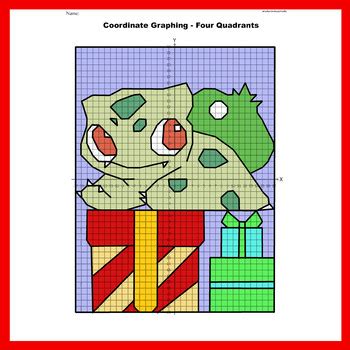 Valentine S Day Coordinate Plane Graphing Picture Present By ColorDreamStudio