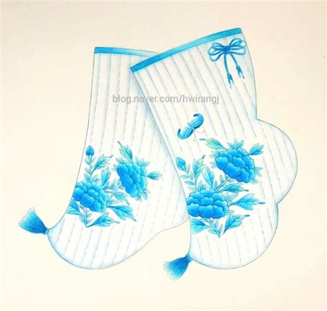 [창작 도안]모란 석류 연꽃 들꽃버선 네이버 블로그 Lotus Flower Art Korean Art