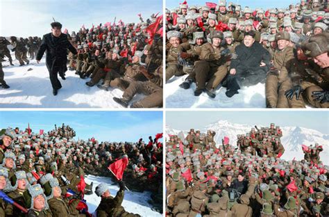 金正恩与飞行员凌晨登山：要当以一敌百红色苍鹰 国际在线