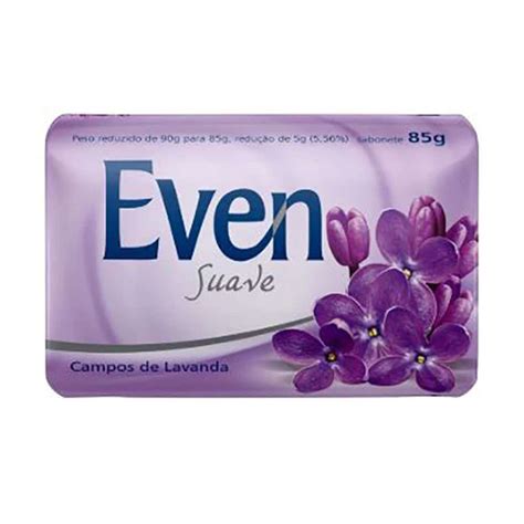 Sabonete Even Suave Lavanda Barra 85g