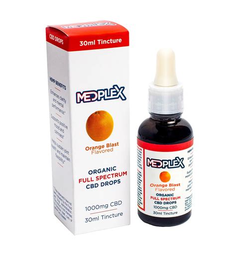 Orange Cbd Oil Tincture Drops 1000mg Overstock Sale Medplex