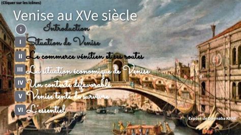 Venise au XV XVIe siècle