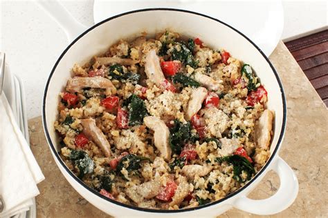 Creamy Rice Chicken And Spinach Dinner Kraft Salad Dressing Recipes