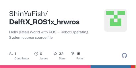 DelftX ROS1x Hrwros Hrwros Week2 Launch Visualize Hrwros Assignment1