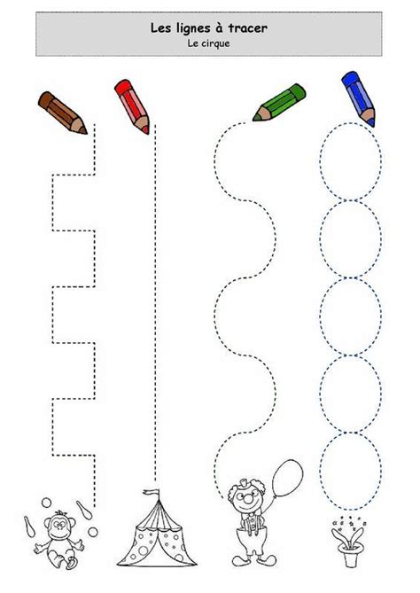 Afbeeldingsresultaat voor schrijfmotoriek Cirque préscolaire