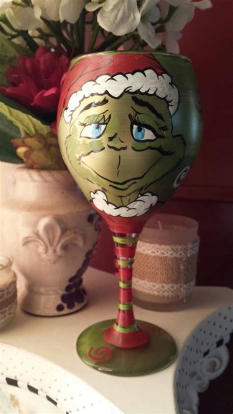Grinch Wine Glasses Page Two Christmas Wikii